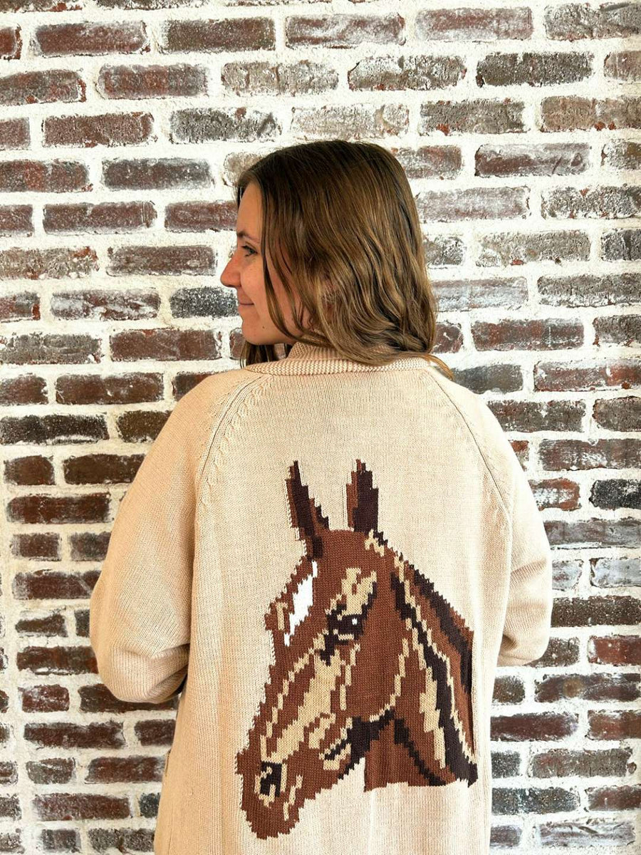Equine Embrace Jacquard Sweater – Bridle Up Hope Shop