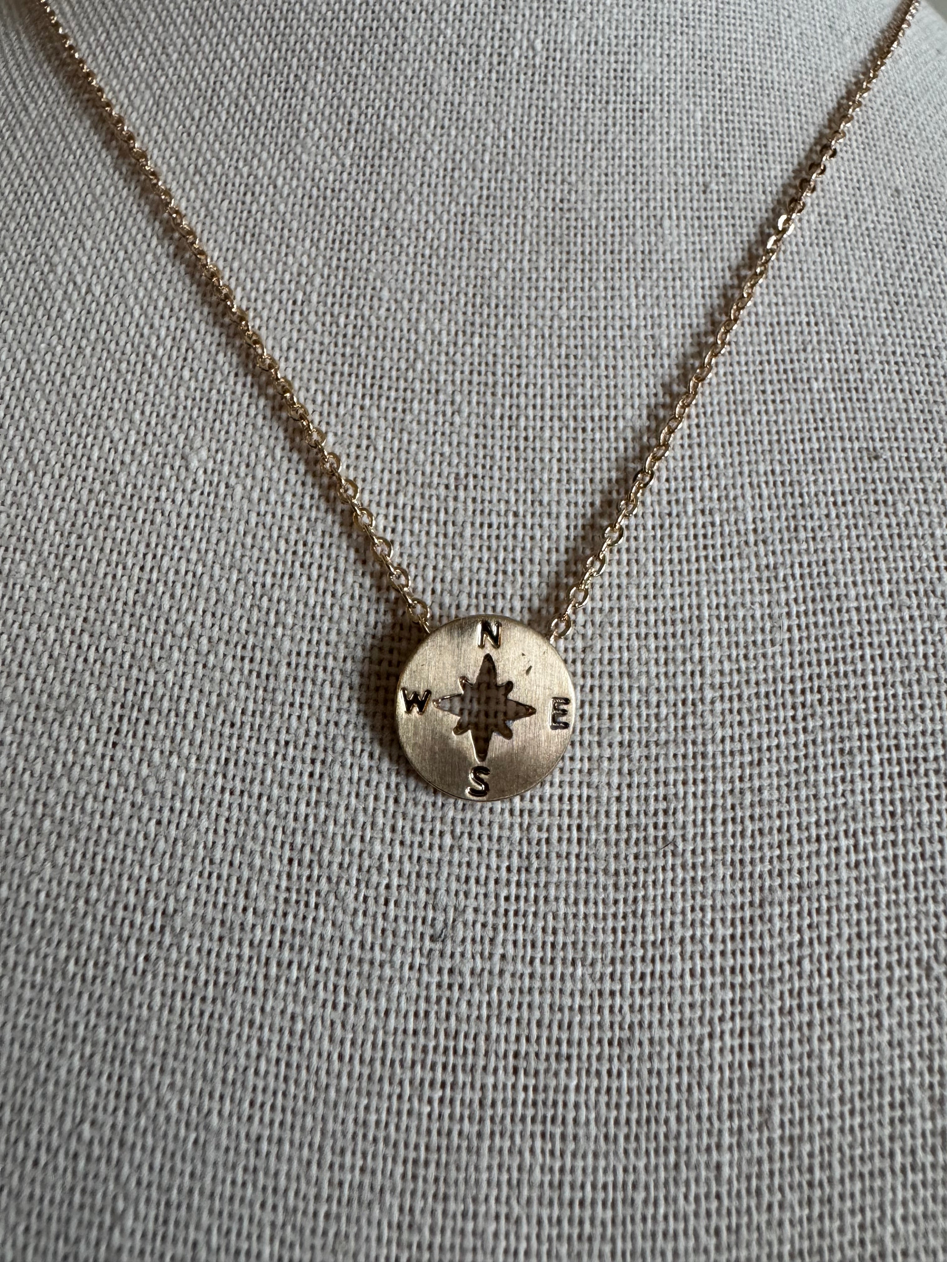 True North Compass Necklace – Bridle Up Hope Shop
